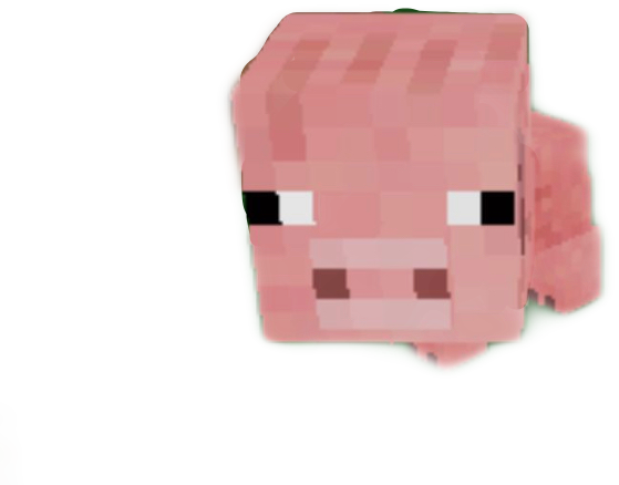 minecraft pig freetoedit #minecraft #pig sticker by @momylol