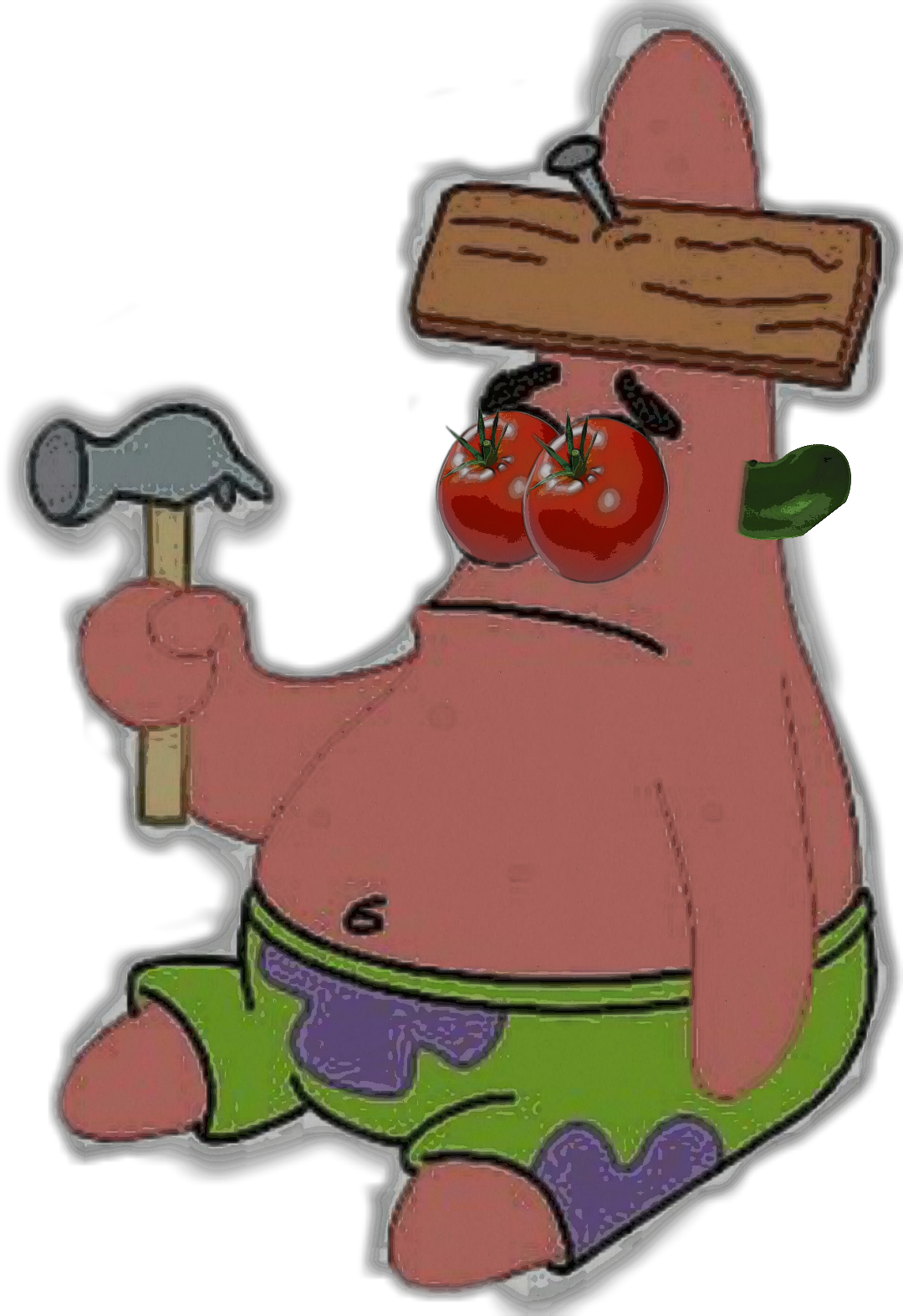 Idiot Patrick Freetoedit idiot Sticker By pottpinkie