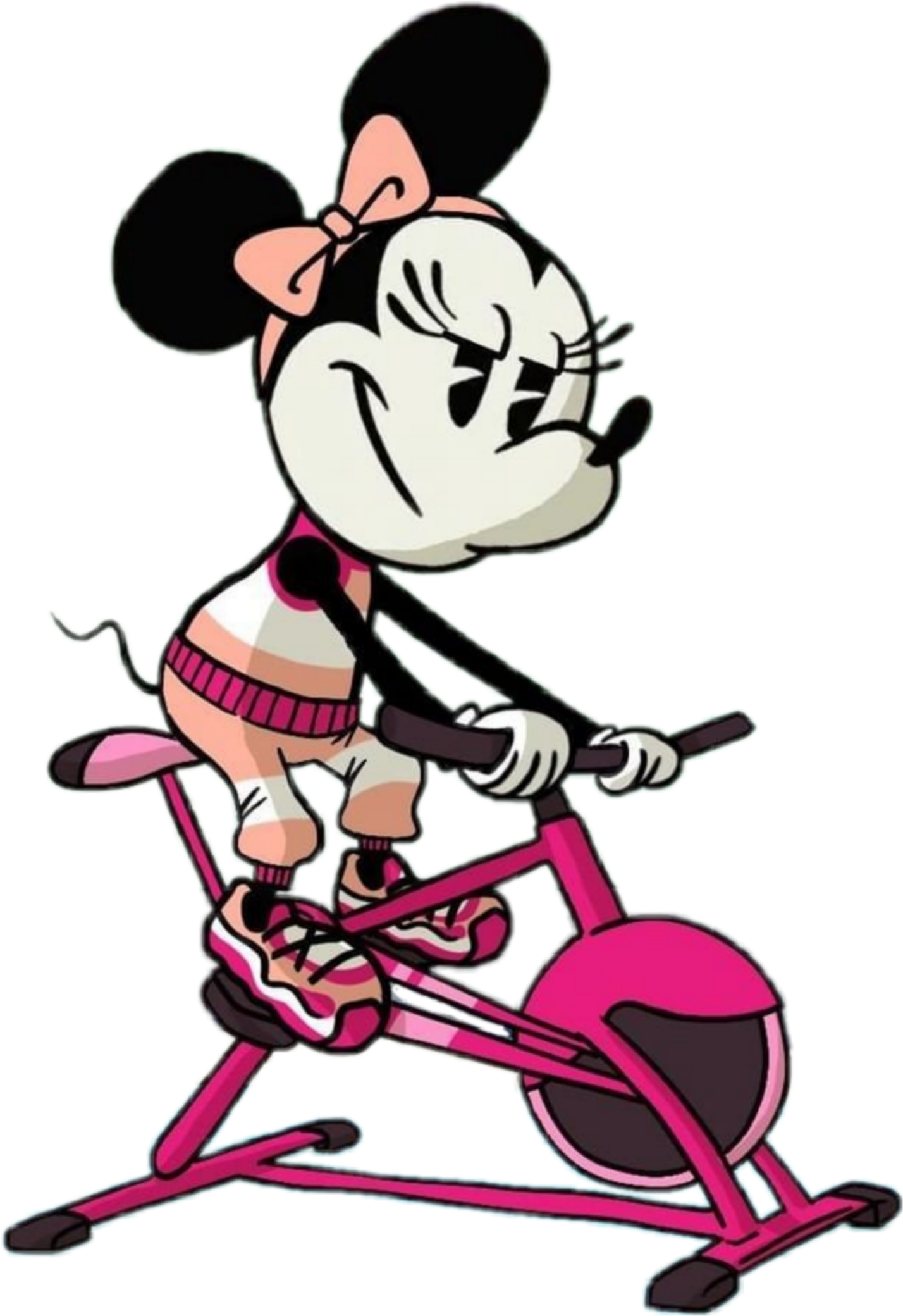 Cyclette Cartoon Disney Minniemouse Sticker By Nrggiulia83