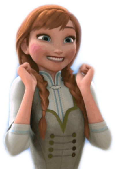 Excited Frozen Anna
