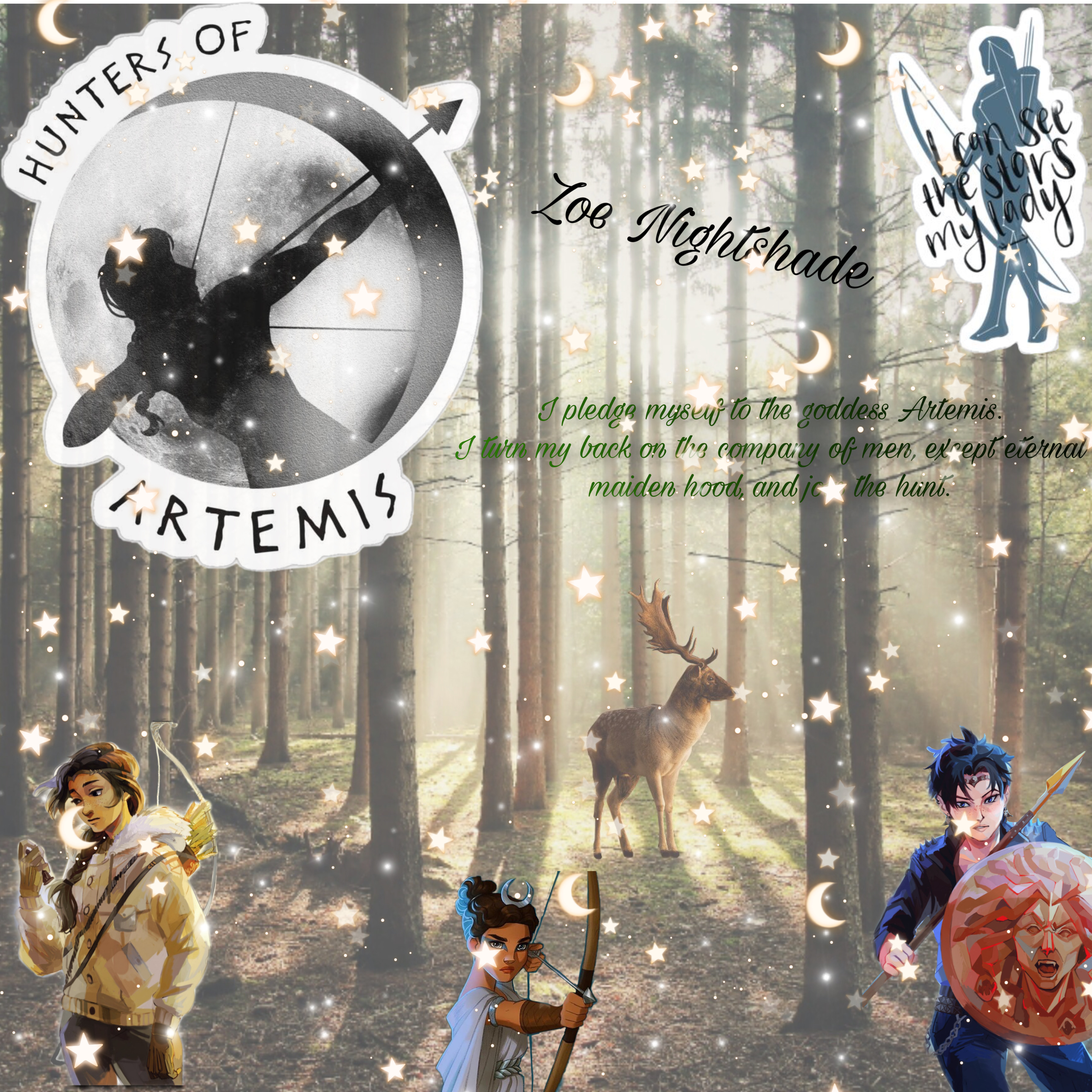 Hunters Of Artemis Pledge
