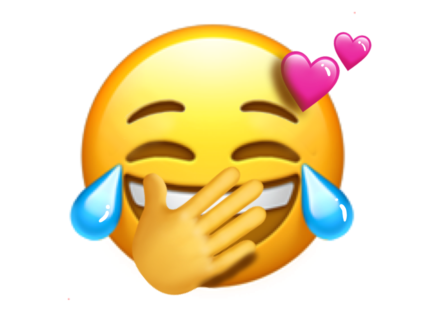 Pixilart Laughingcrying Emoji By Mermaidatheart