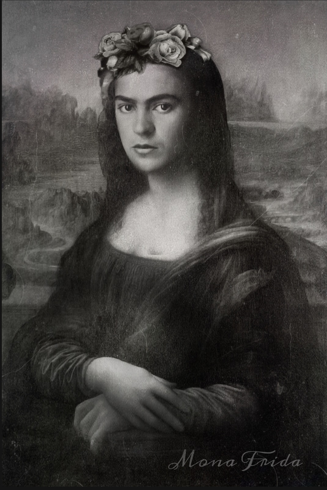 Mona Lisa Grayscale